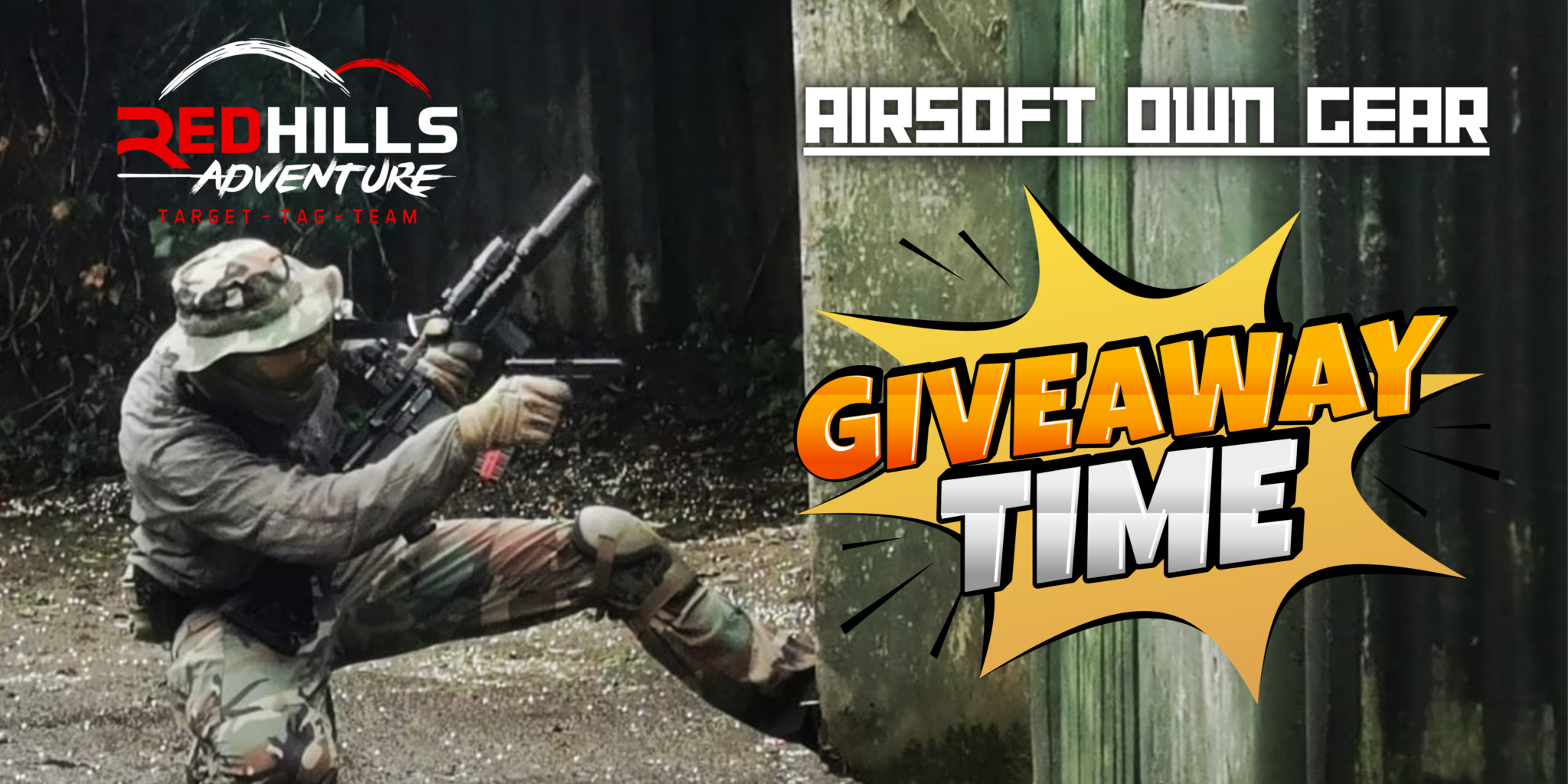 Airsoft Own Gear Bookings - Redhills Adventure Kildare Ireland